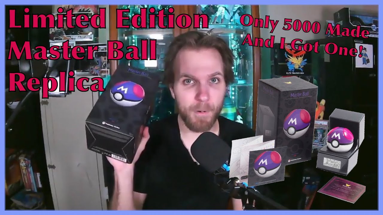 Limited Edition Master Ball Replica Opening! - YouTube