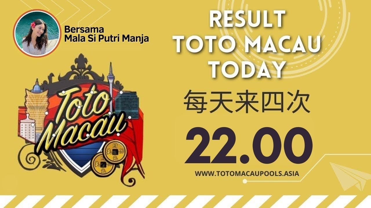 LIVE DRAW TERCEPAT TOTO MACAU JAM 22.00 WIB HARI INI | SABTU 15 APRIL ...