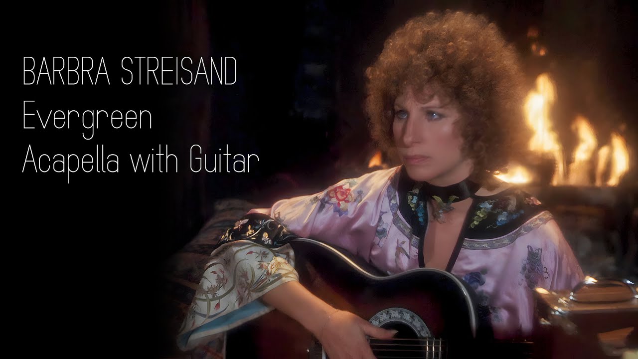 Barbra Streisand - Evergreen acapella with piano only - YouTube