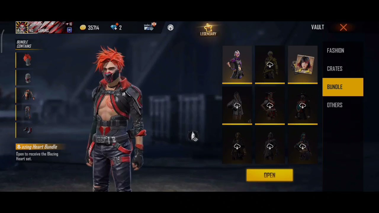 New bundle in free fire opening bundle - YouTube
