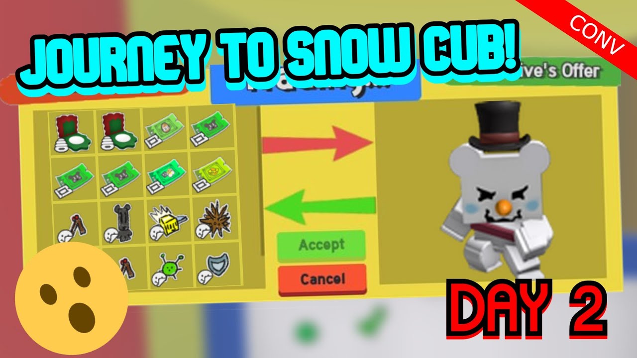 🐻Journey to SNOW CUB! BEE SWARM TRADING MONTAGE!(2) ️INSANE STICK ...