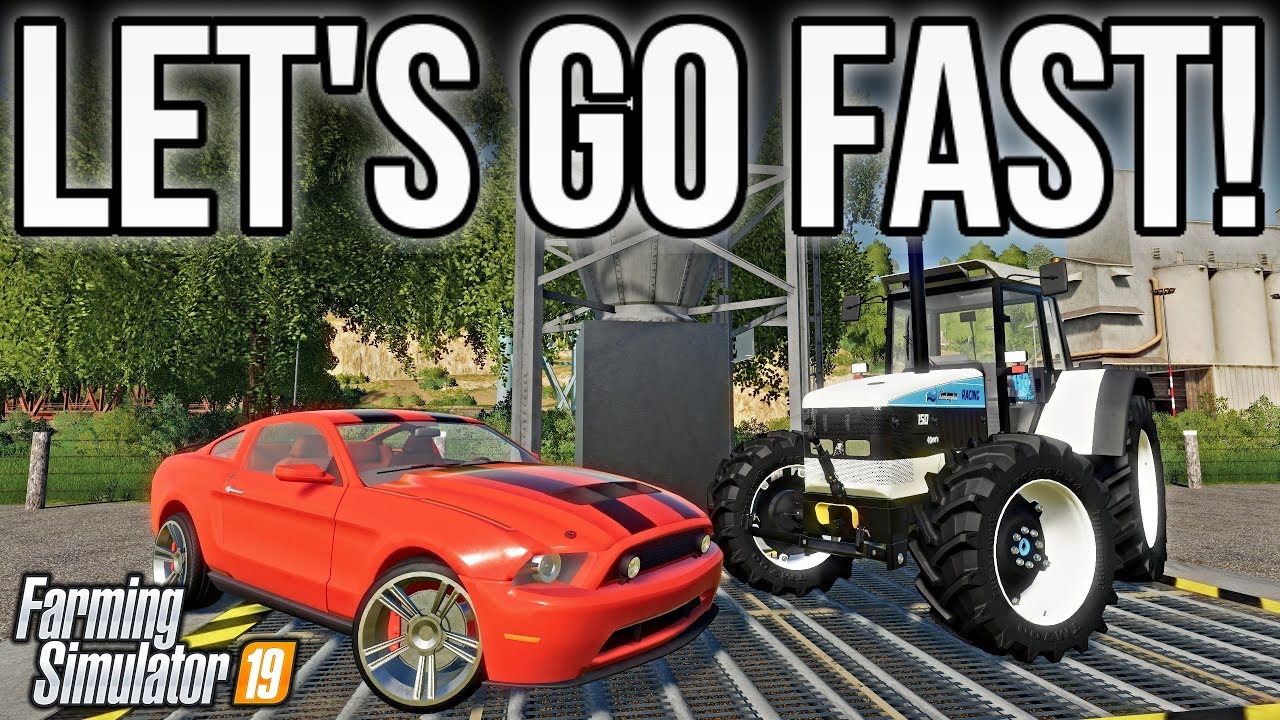 NEW MODS FS19! FORD MUSTANG, RACE TRACTOR, & SELL ANYTHING MOD! - YouTube