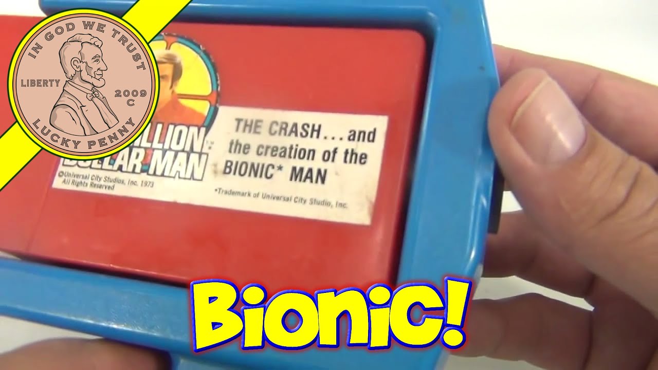 The Six Million Dollar Man Movie Viewer, 1973 Kenner Toys - Bionic Man ...