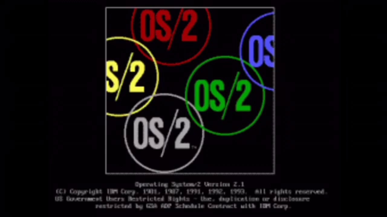 OS/2 Warp Startup and Shutdown Slowed Down - YouTube