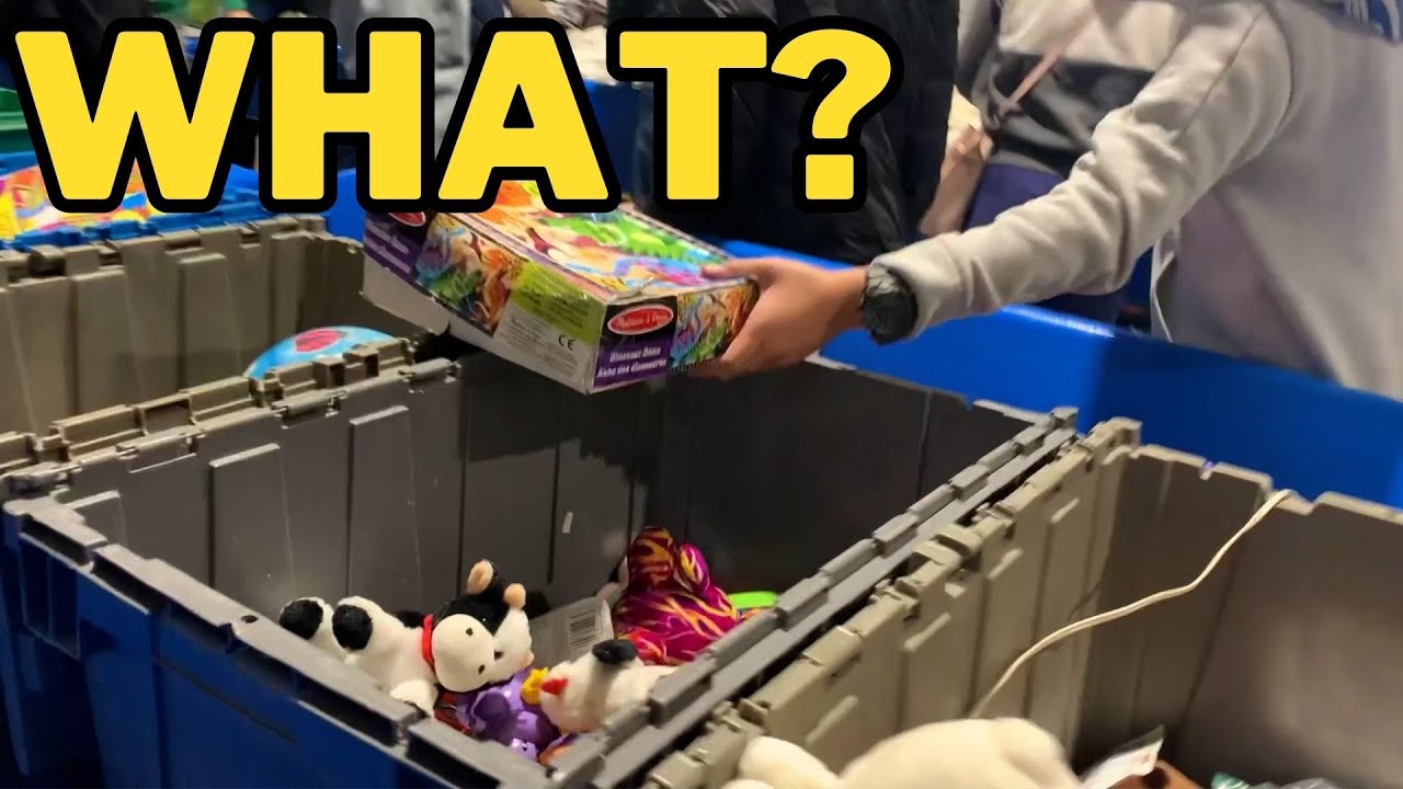 What Is Going On With These Goodwill Bins? - YouTube