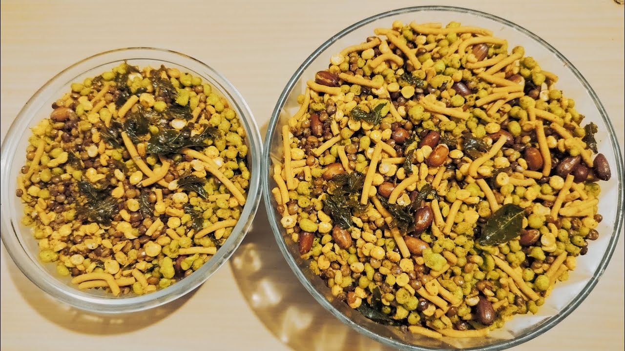 पंचरत्न नमकीन (panchratan namkeen) recipe - YouTube