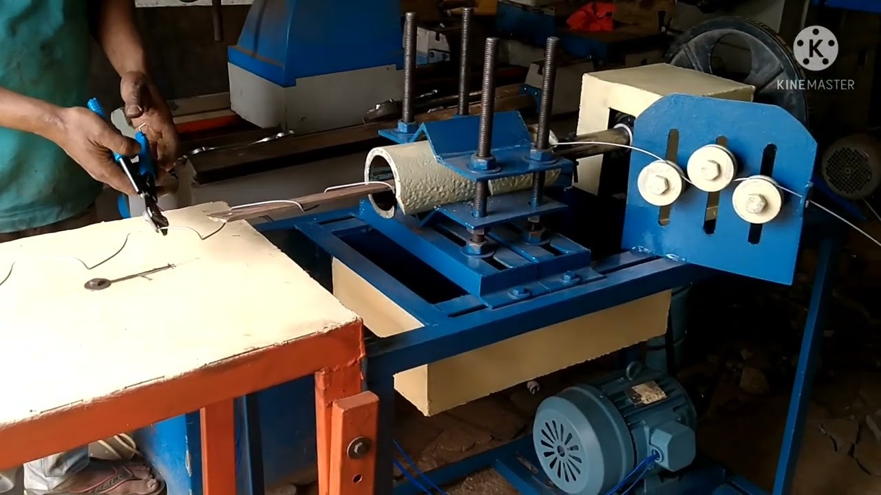 chain link fence machine ( jaali taar machine) v.k industries bilaspur ...