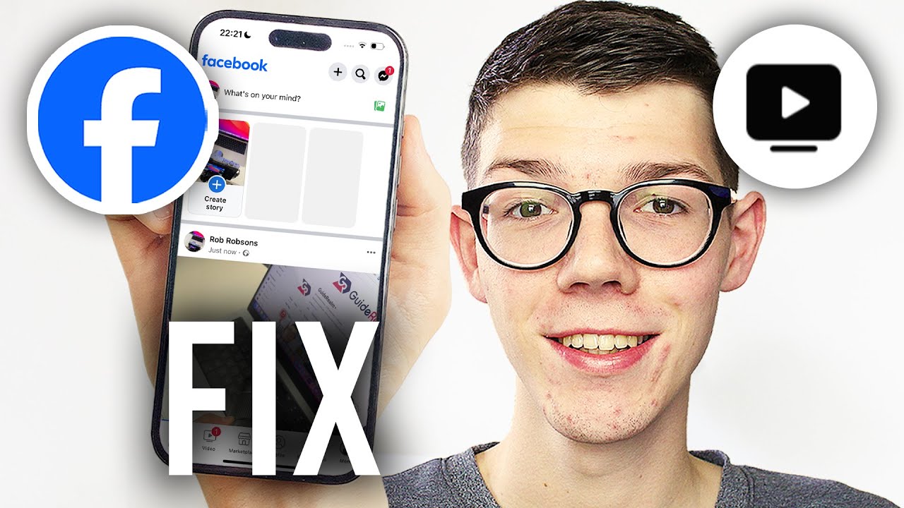 How To Fix Facebook Watch Video Button Missing - Full Guide - YouTube