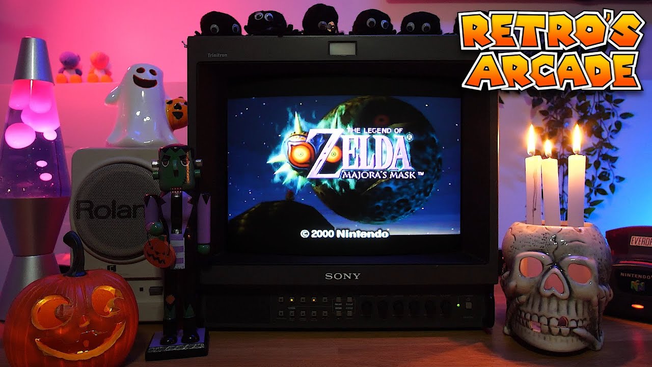👻 Legend of Zelda Majora's Mask on a SONY PVM with a Spooky Theme ...