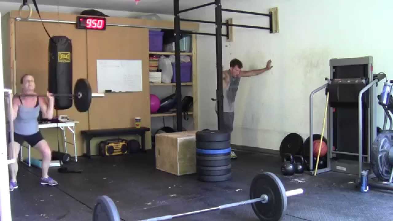 METCON- WOD- Crossfit- Thrusters, Toes to Bar, T2B, Box Jumps, Pullups ...