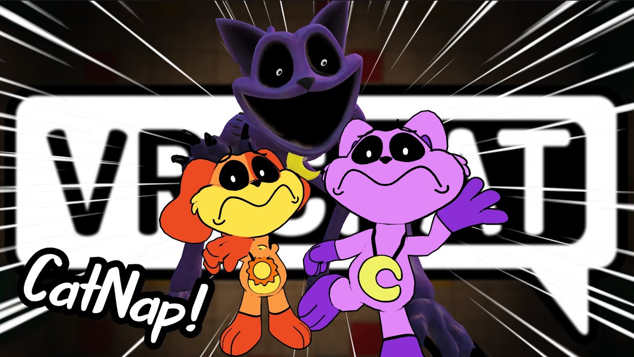 Surviving CatNap In VRChat! - VRChat Funny Moments (Poppy Playtime ...