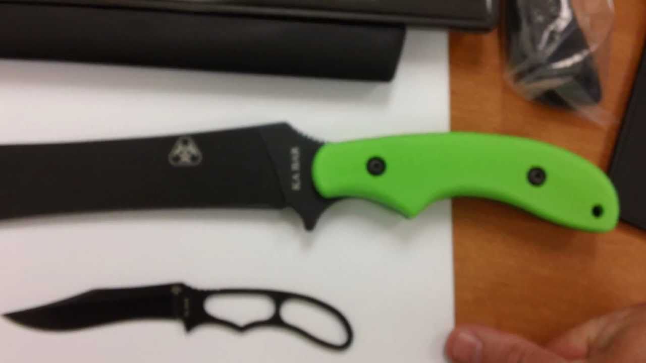 Ka Bar ZK War Sword & Kershaw - YouTube