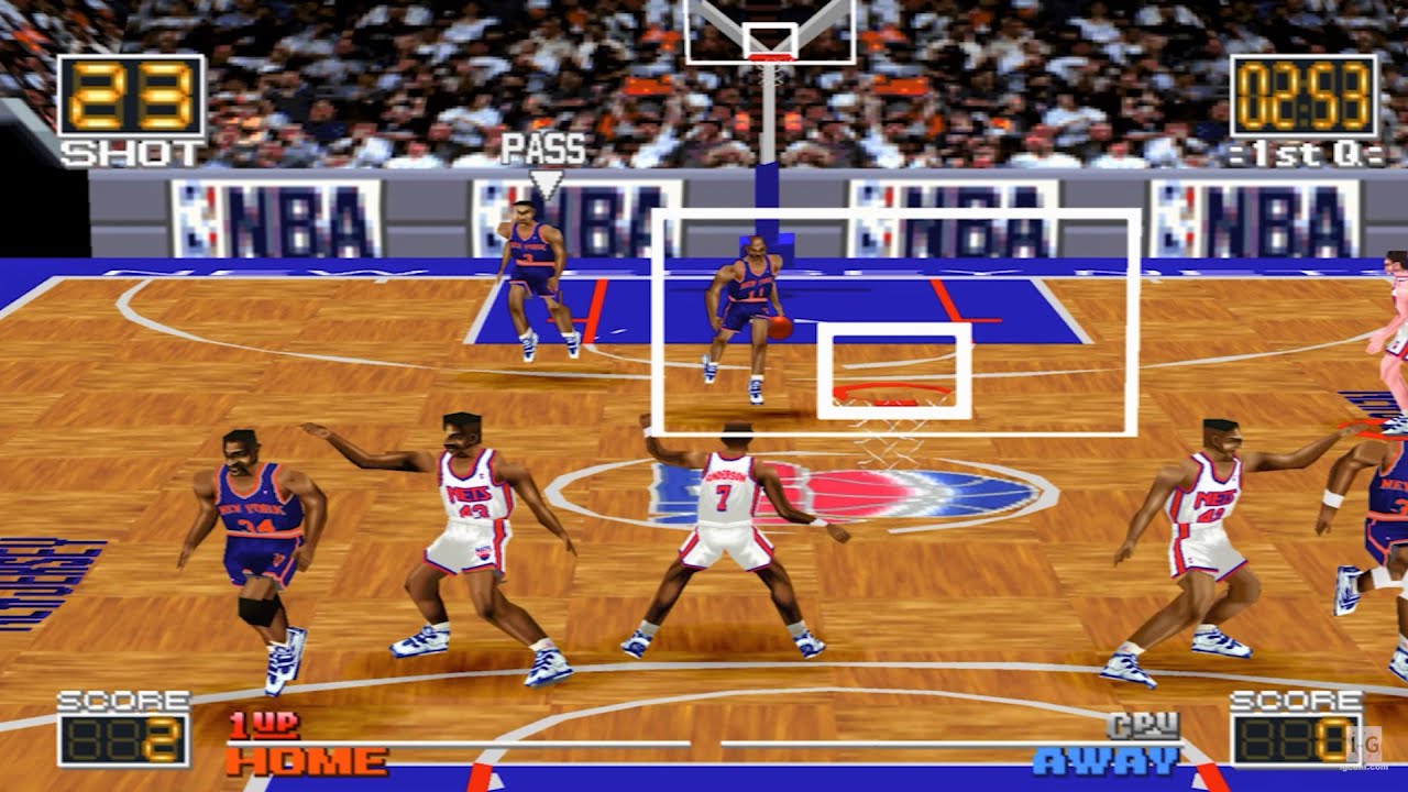 NBA In The Zone - PS1 Gameplay (4K60fps) - YouTube
