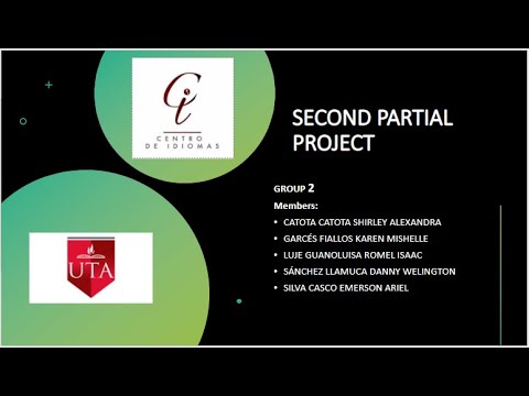 SECOND PARTIAL PROJECT - YouTube