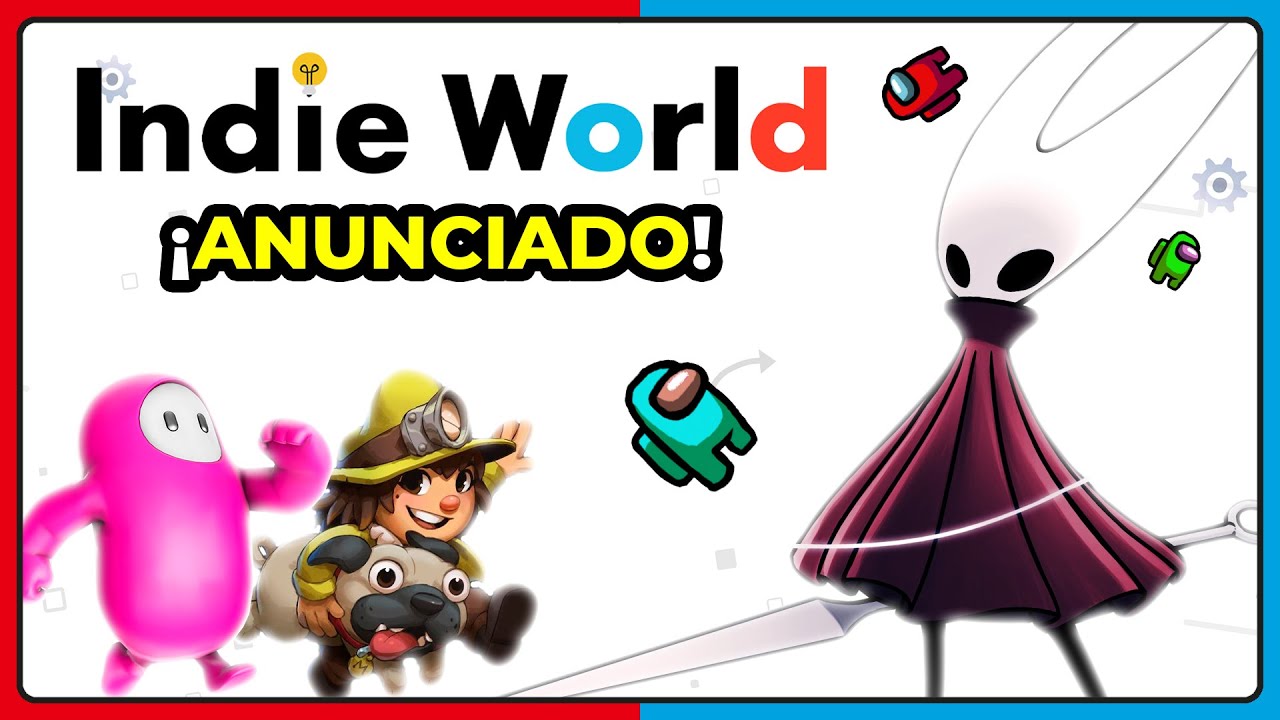 🔴 ¡INDIE DIRECT ANUNCIADO! 🔴 ¿Hollow Knight, AMONG US, Fall Guys ...