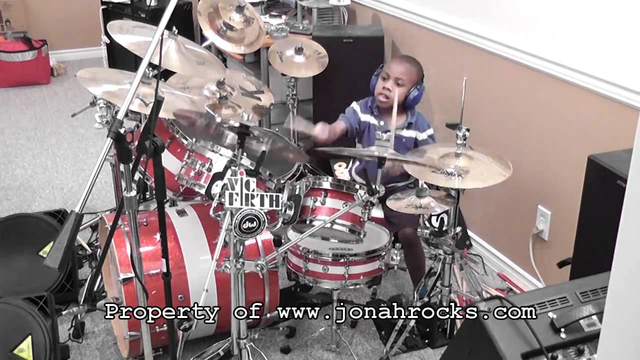 Good Charlotte, The Anthem, Jonah Rocks, 5 Year Old Drummer - YouTube