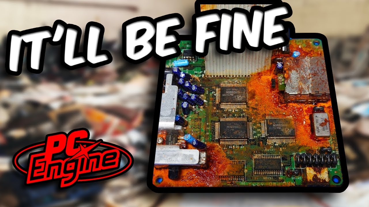 Crusty rusty PC Engine, can I save it? - YouTube
