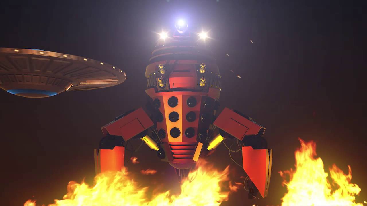 Doctor Who - After Effects - Element 3D + Optical Flares Dalek Scene ...