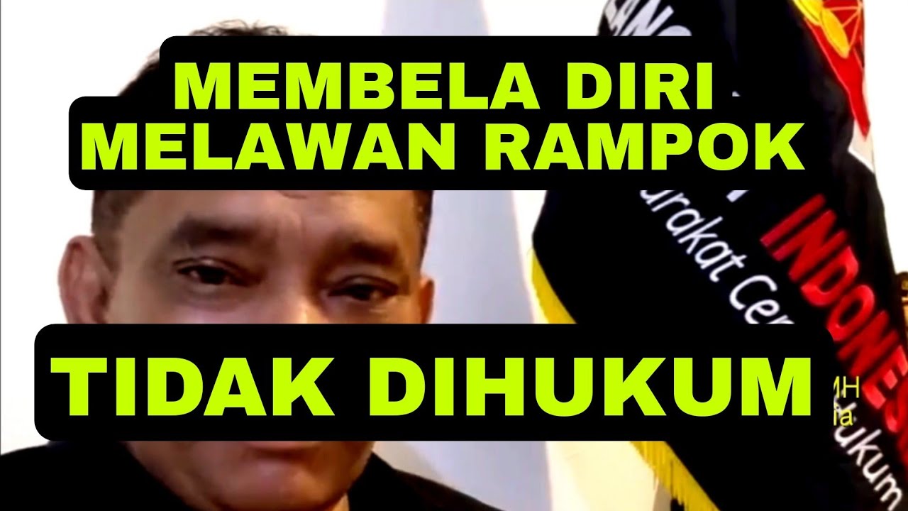 Membela diri melawan perampok Tidak Dihukum - YouTube