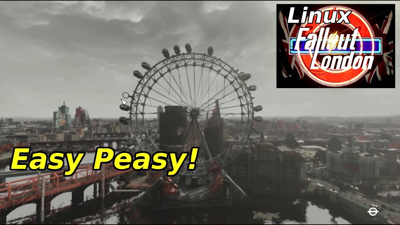 Linux Fallout London via Lutris - YouTube