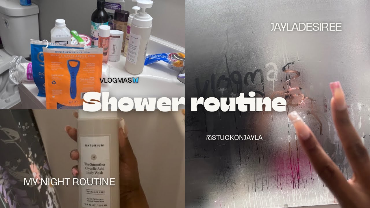 VLOGMAS🎄 ️: My nighttime shower routine🧼🚿🛁 - YouTube