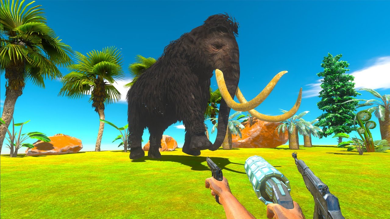 FINDING & HUNTING WOOLLY MAMMOTH - Animal Revolt Battle Simulator - YouTube