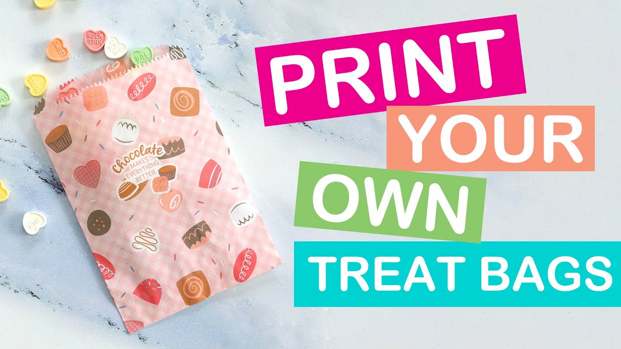 How to Print on a Treat Bag! - YouTube