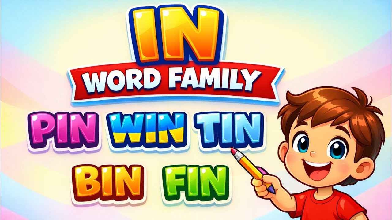 IN CVC Words | Learn to Read 3 Letter Words | Phonics for Kids - YouTube