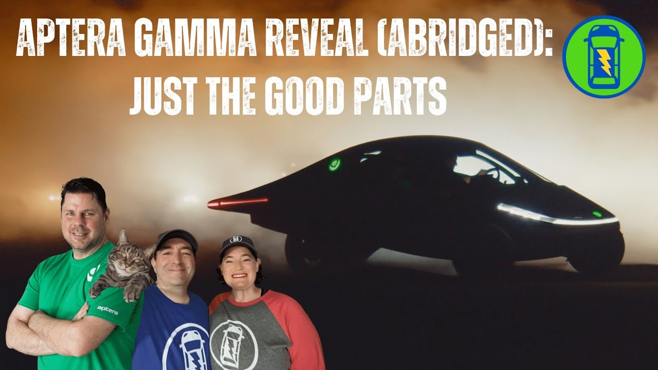 Aptera Gamma Reveal Sandy Munro and Chris Anthony #aptera - YouTube