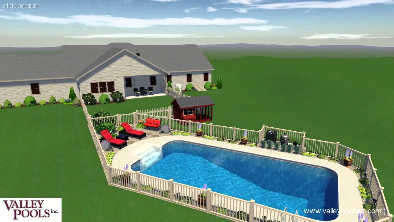 Valley Pools' design for the Gorman project. - YouTube