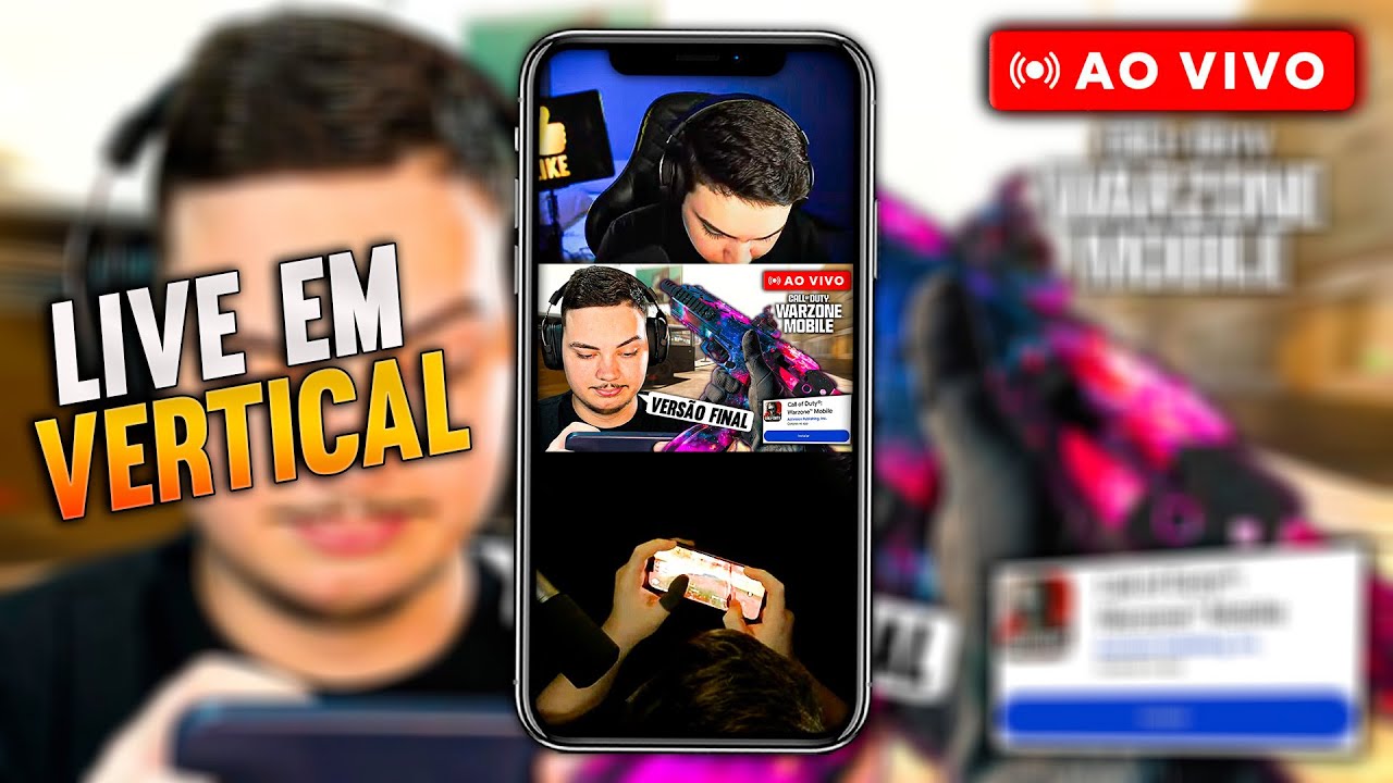 🔴(LIVE EM VERTICAL) TESTANDO A VERSÃO FINAL do WARZONE MOBILE - YouTube