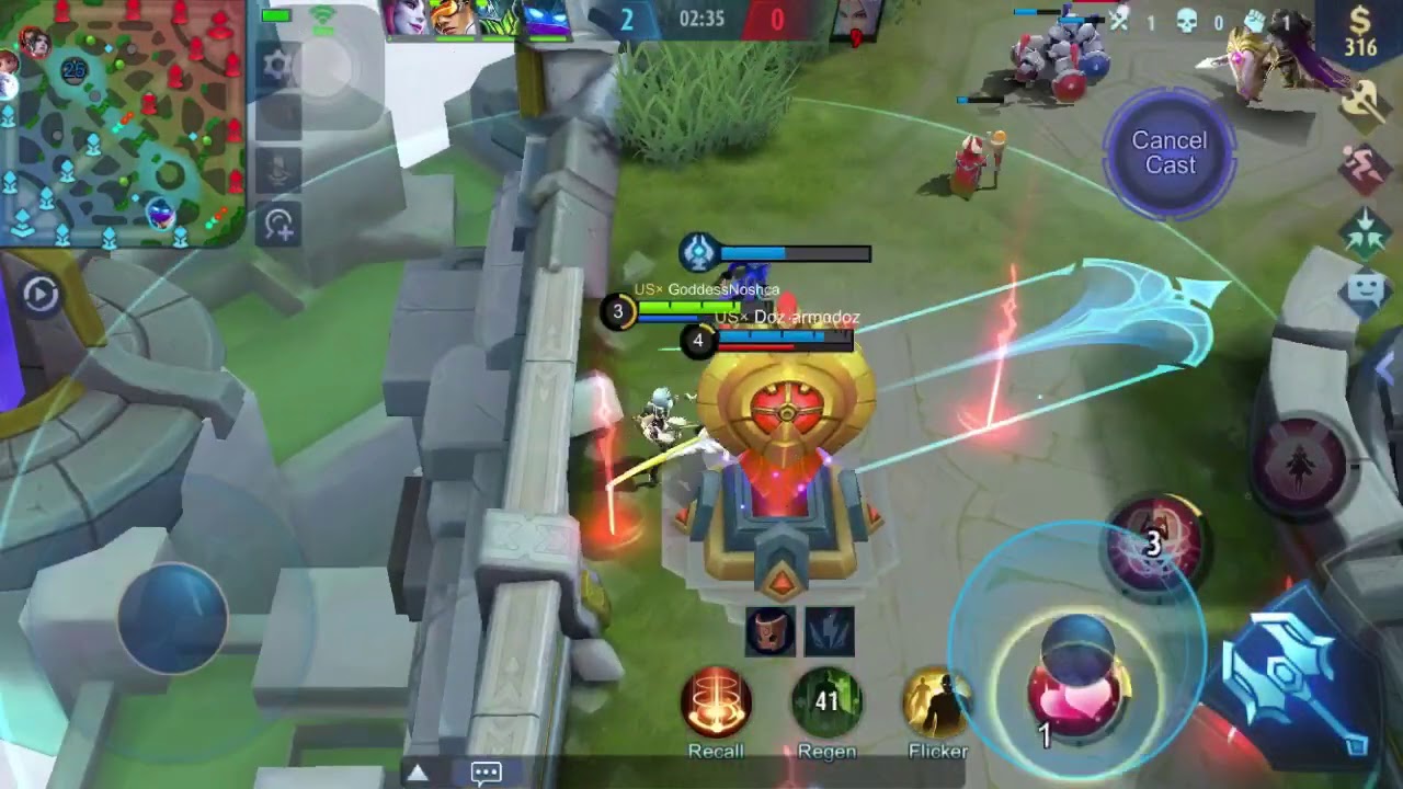 ML ANGELA RANK -MVP- | TEAM CARIÑO GAMING - YouTube