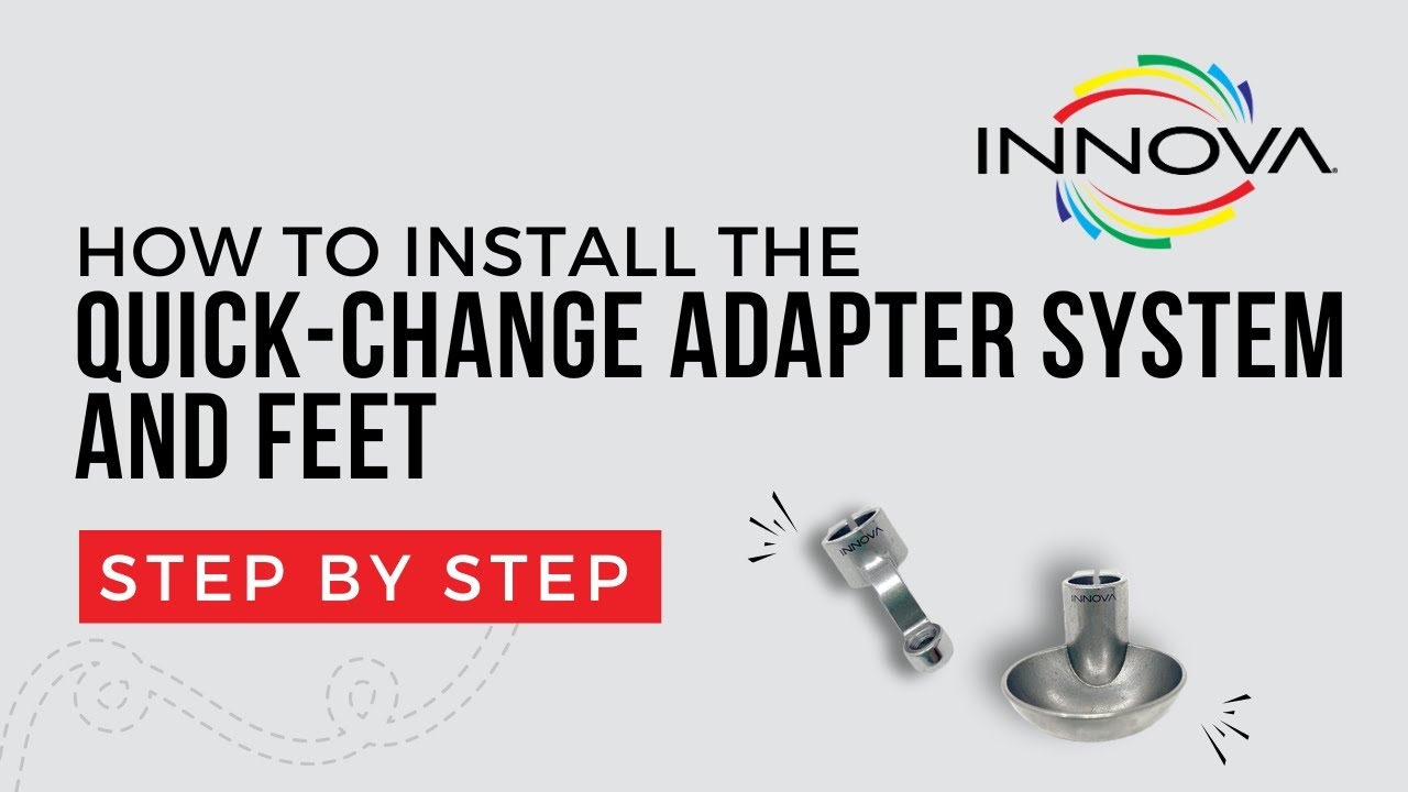 INNOVA Longarm | How to Install the Quick Change Adapter System for ...