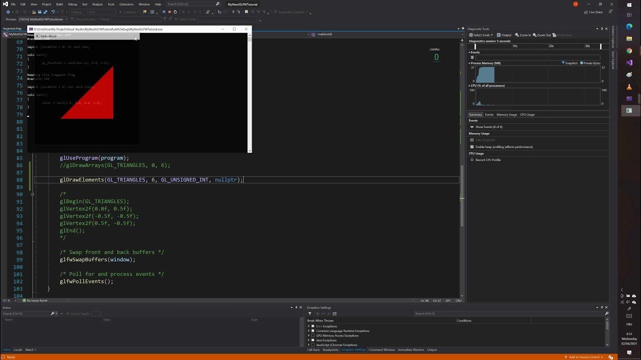 OpenGL Tutorial - Index Buffer - YouTube