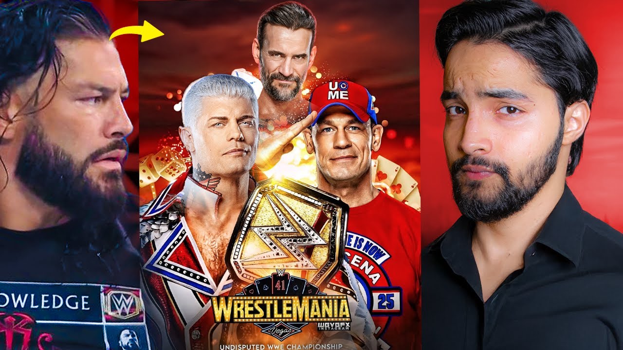 WTF is happening with Wrestlemania🤡🤣.....New WM41 Match Card - YouTube
