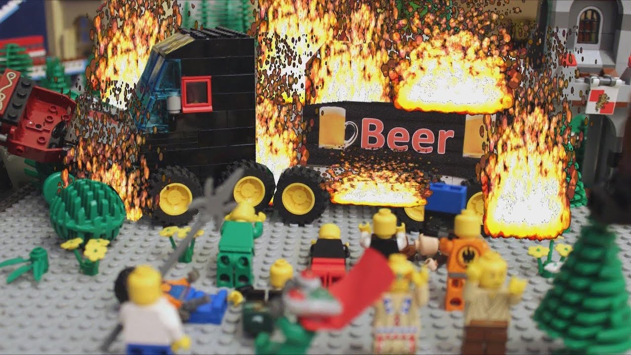 Lego Beer Disaster! - YouTube