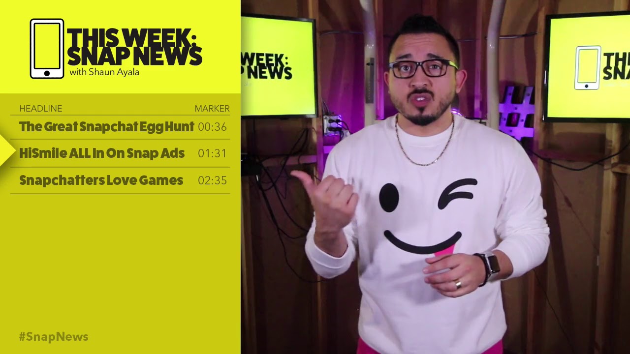 Snapchat -This Week: Snap News — Episode #26 (News Featuring hiSmile ...