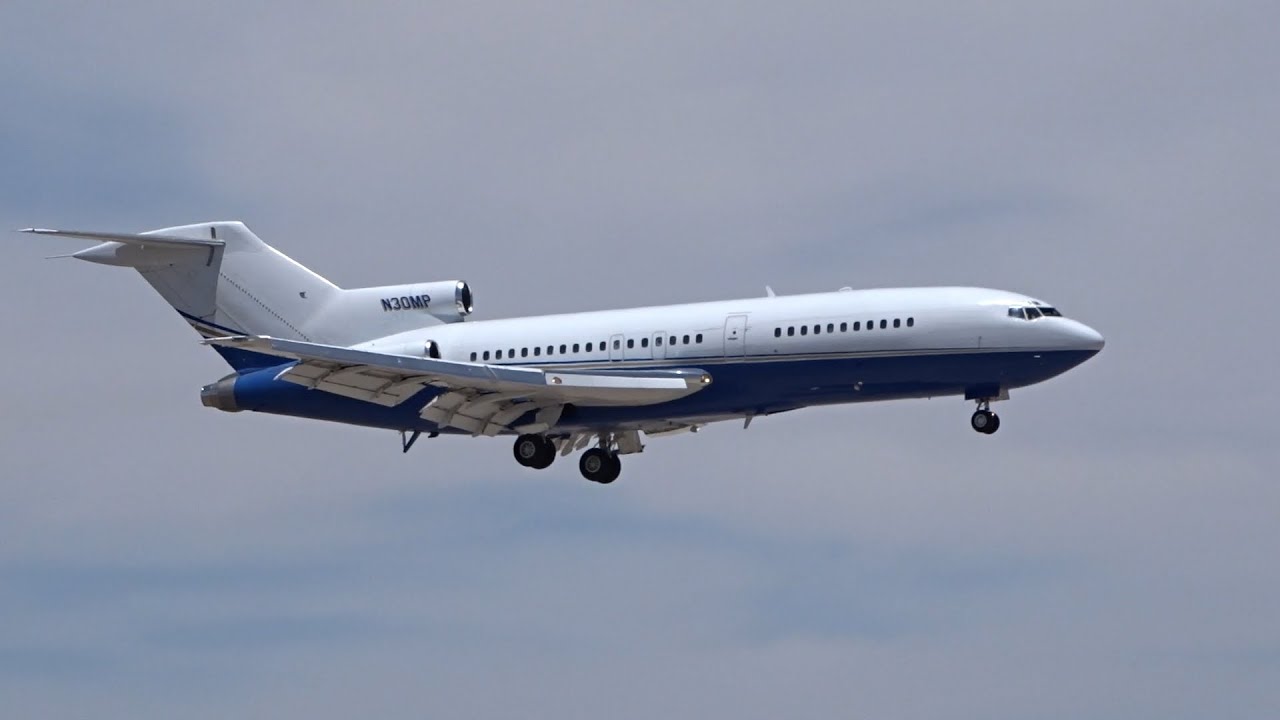 MP Aviation Boeing 727-21(N30MP) arriving at Las Vegas! - YouTube