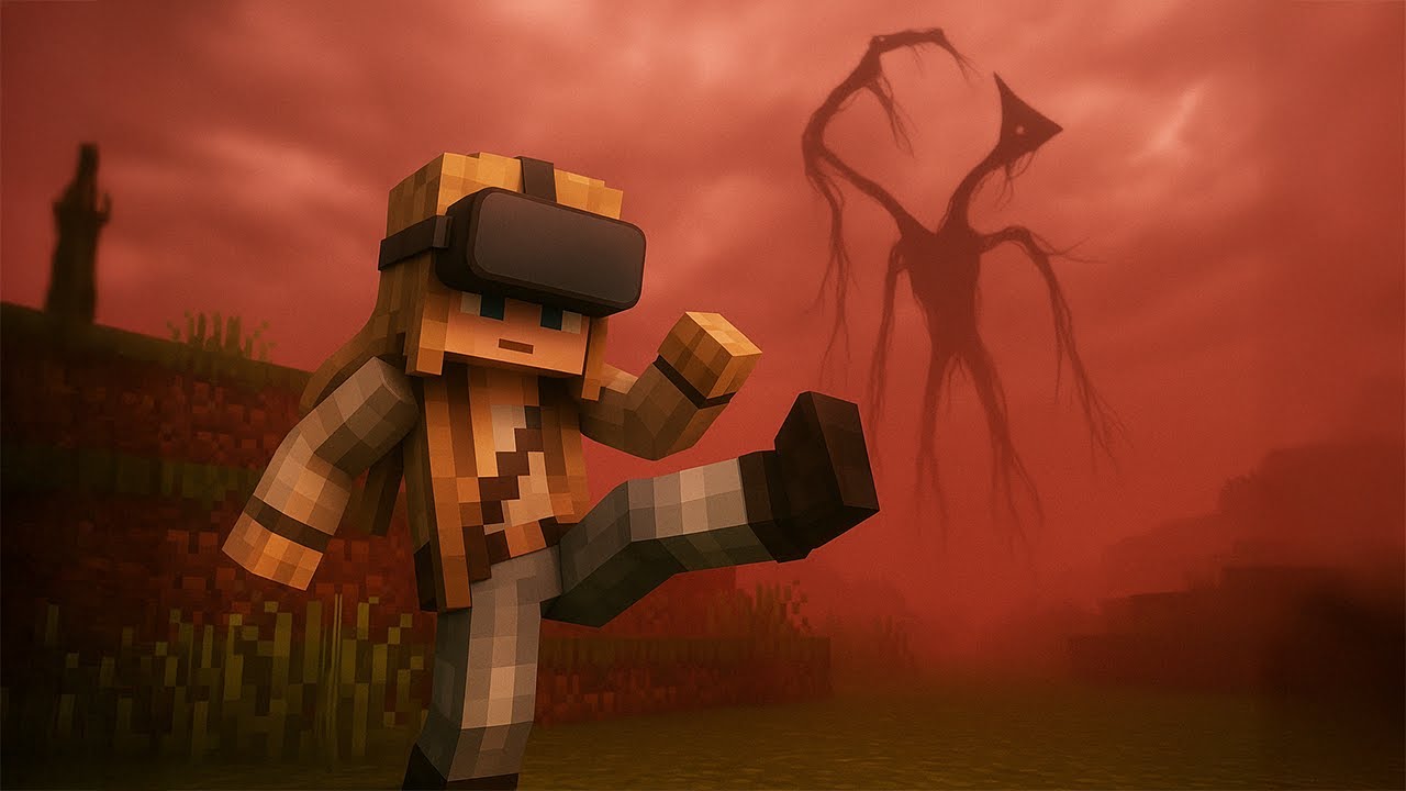 I played The Broken Script in Minecraft VR while wearing a Haptic ...