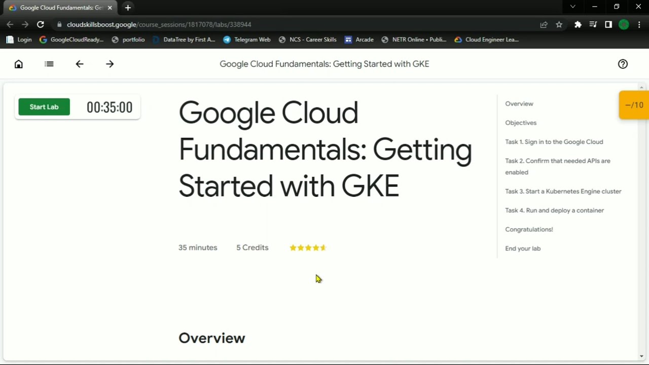 Google Cloud Fundamentals Getting Started with GKE Google Cloud Lab ...
