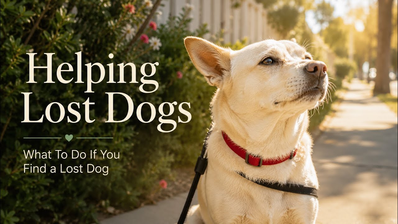 How To Help A Lost Dog - YouTube