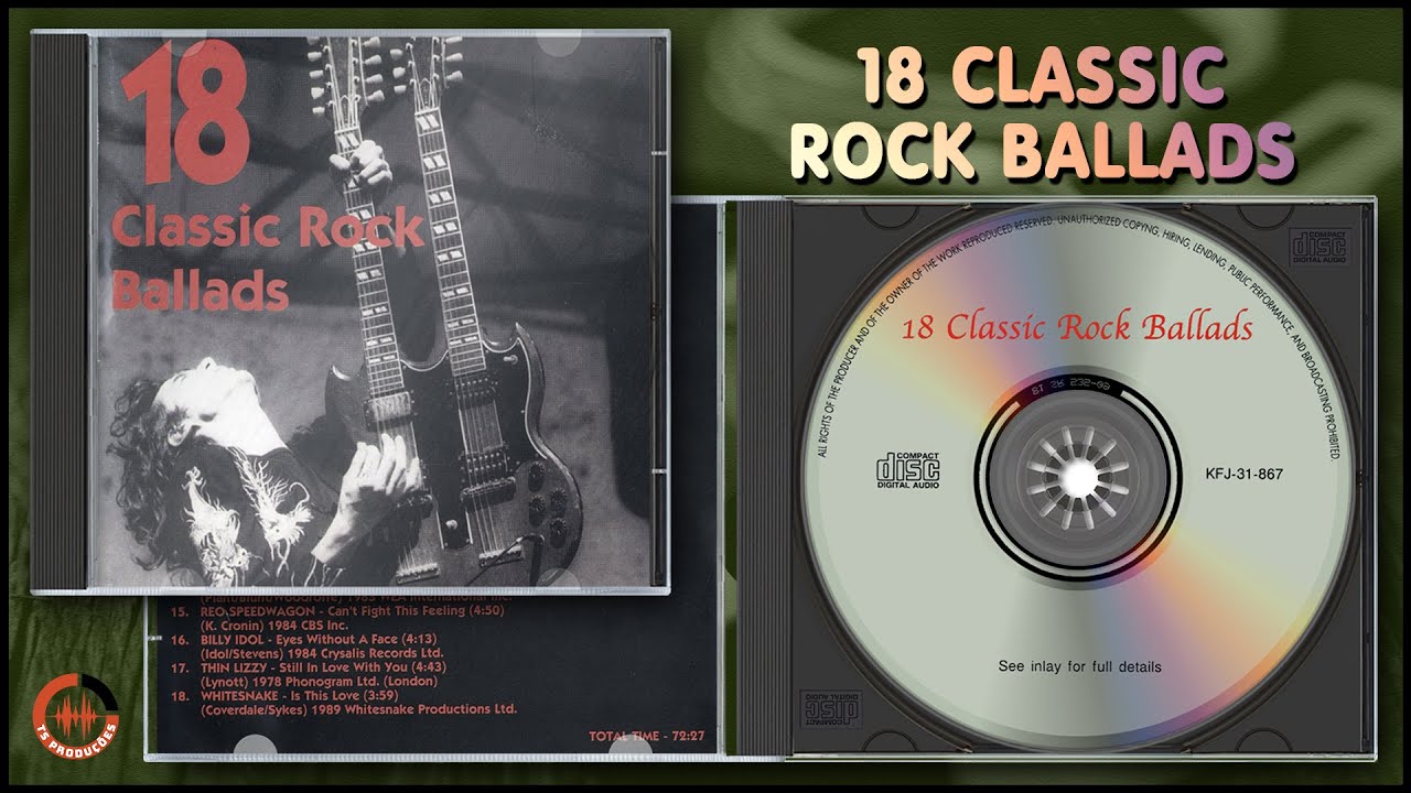 18 Classic Rock Ballads (KFJ, 1995) - CD Completo | TS Produções - YouTube