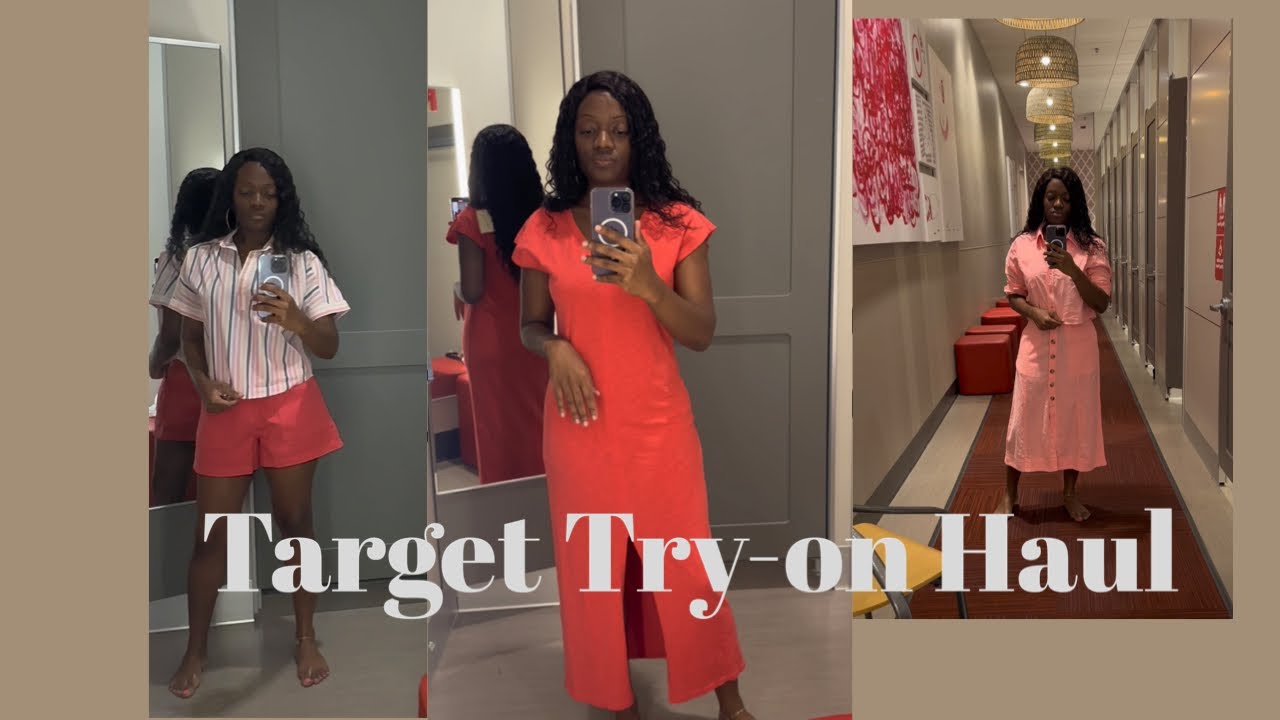 Fashion~ Target Try-on Haul with Dee - YouTube
