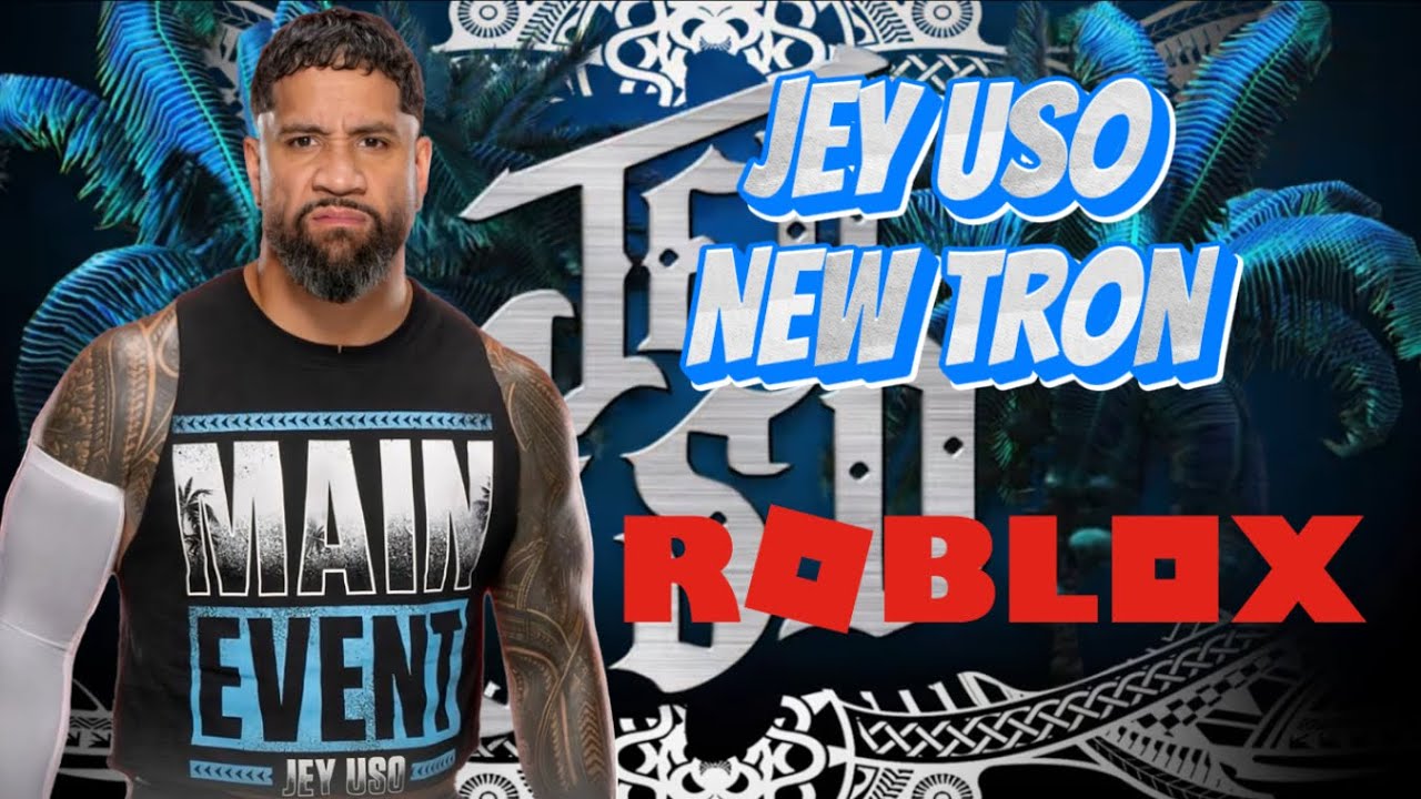 ROBLOX WWE 2k23: Jey Uso New Custom Tron Codes - YouTube