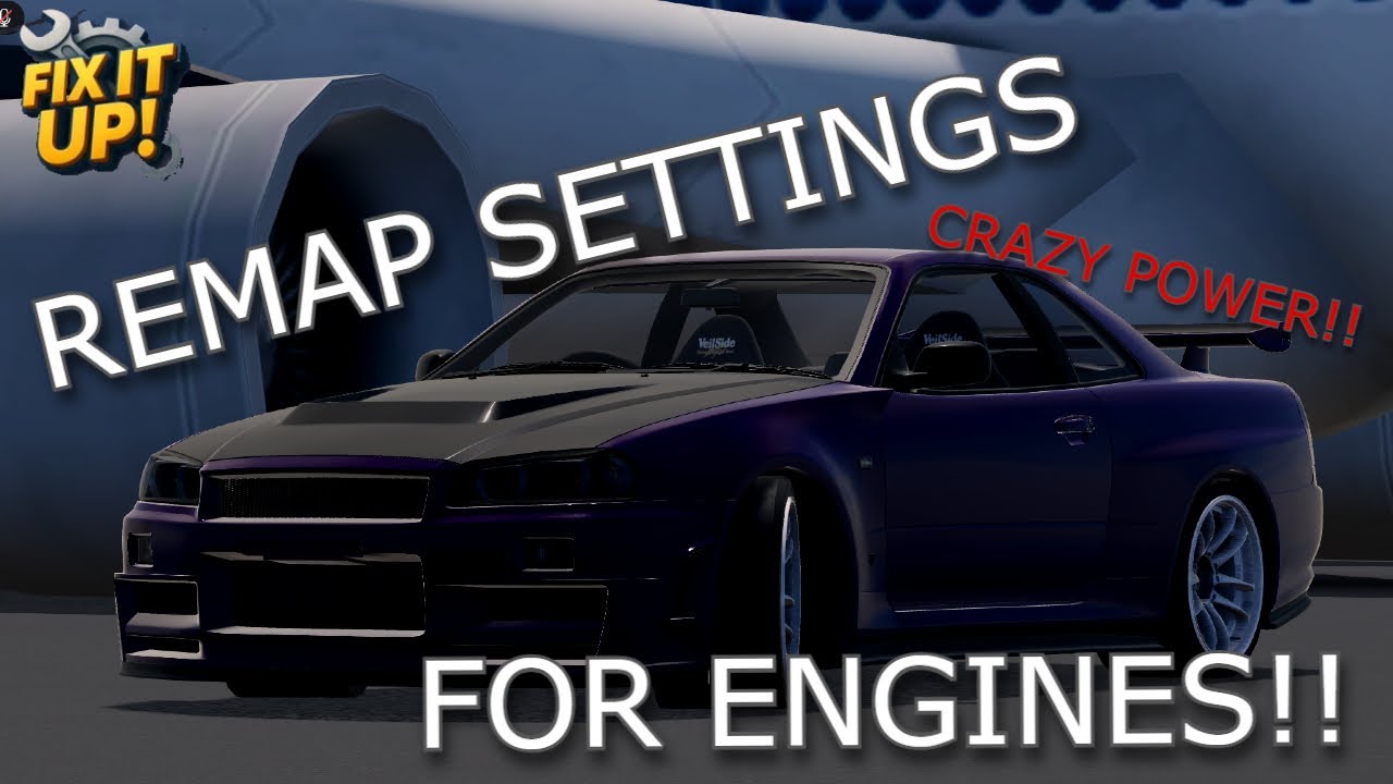 Remap Settings For Engines Roblox Fix it Up! - YouTube