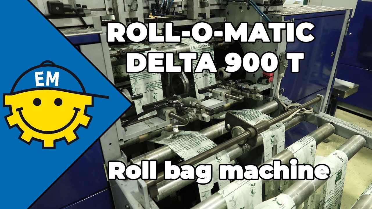 Roll-o-Matic DELTA 900 T | Roll Bag Machine - YouTube