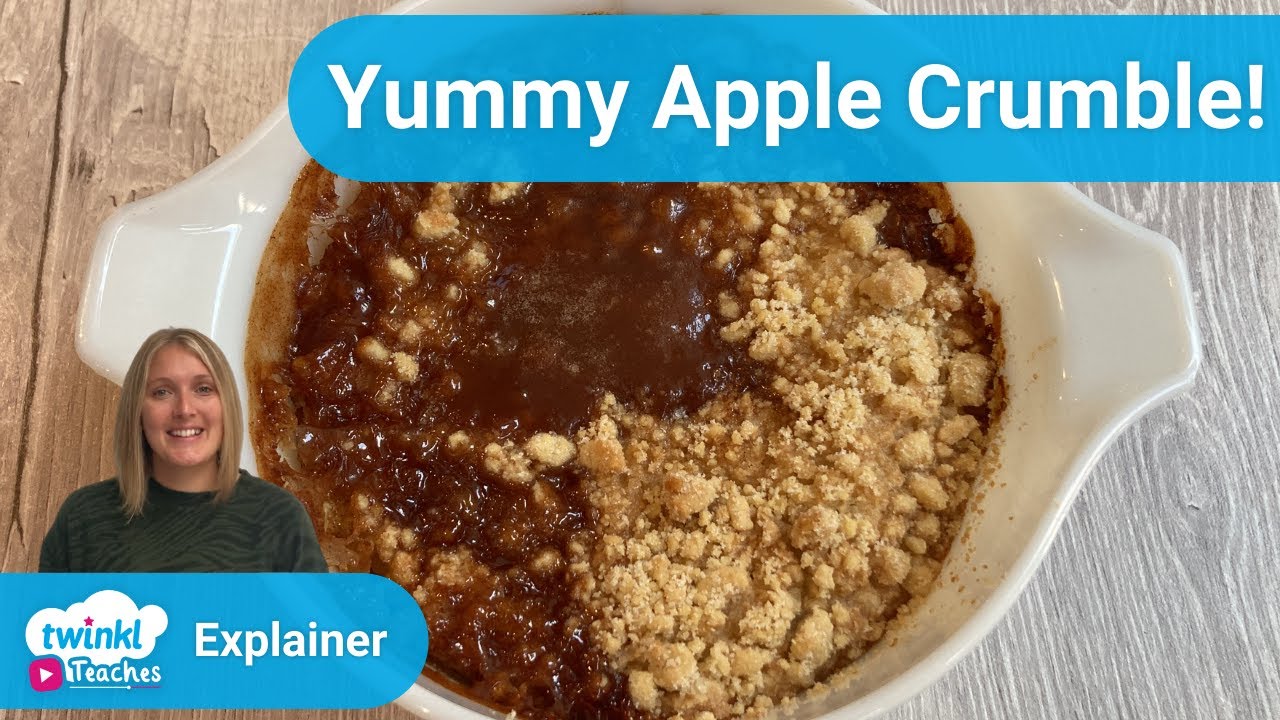 How to Make an Apple Crumble with Kids - YouTube