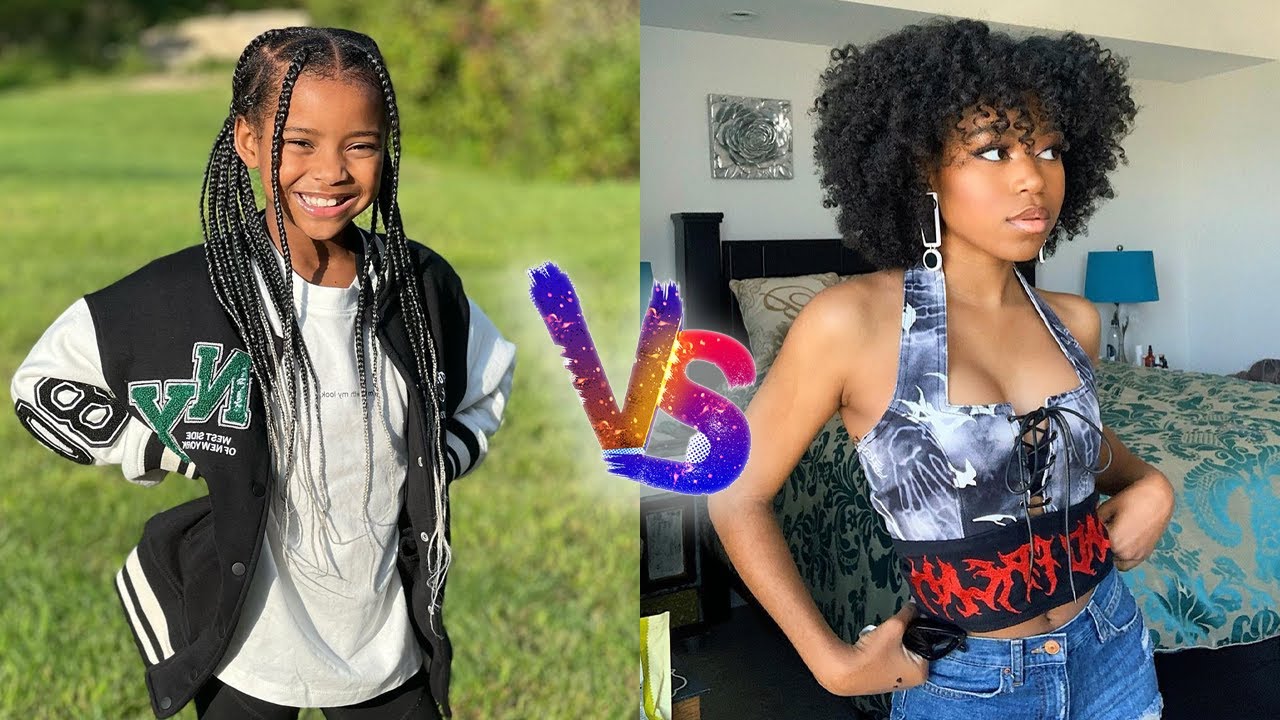 Riele Downs Vs Khalani Simon (Lani Love) 🔥 Transformation 2022 || From ...
