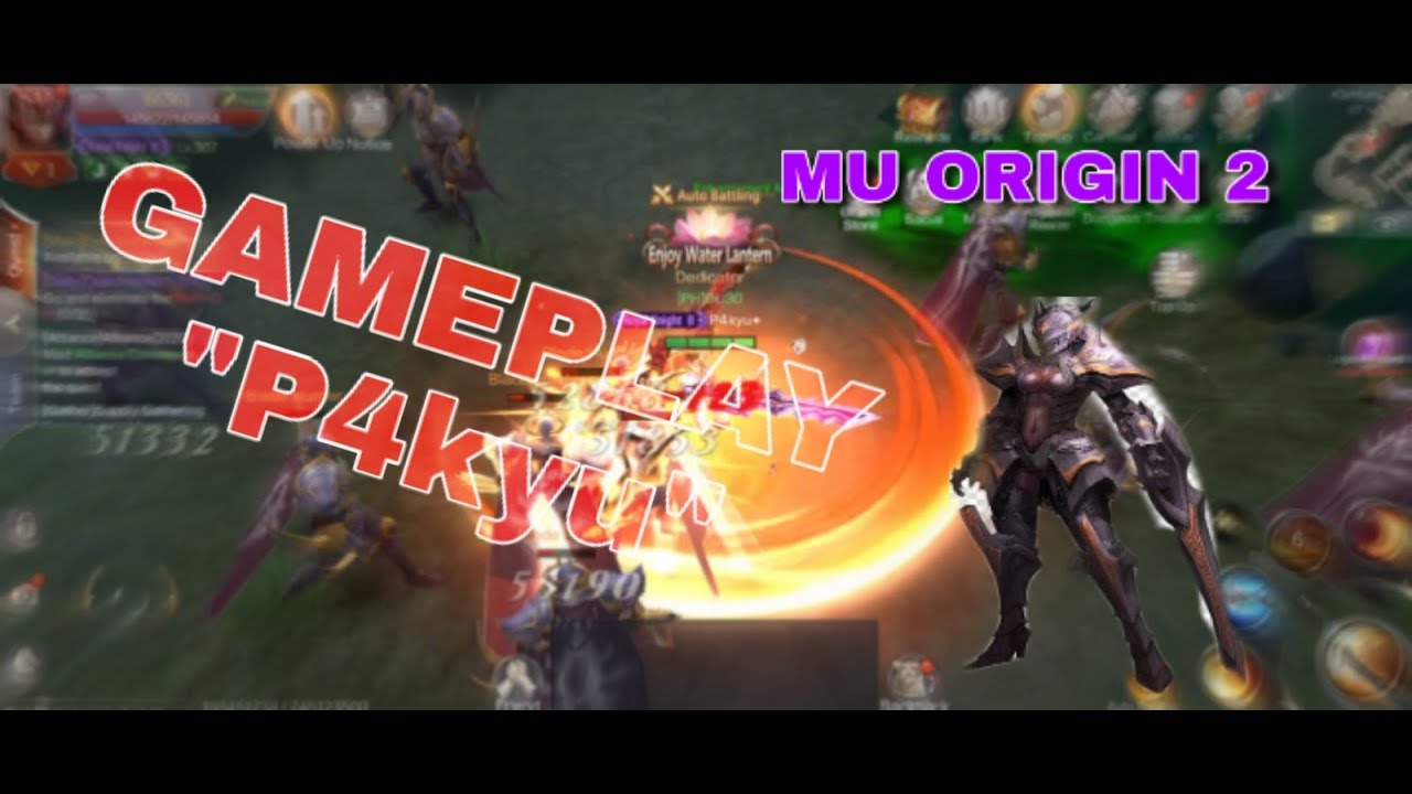 MU ORIGIN 2 GAMEPLAY "P4kyu" how to become strong fast SWORDSMAN - YouTube