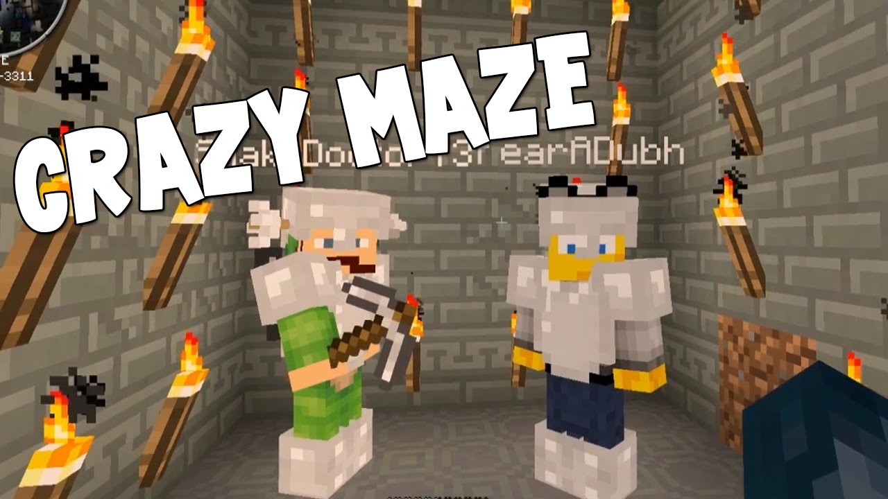 Minecraft - Boss Battles - Crazy Maze! [8] - YouTube